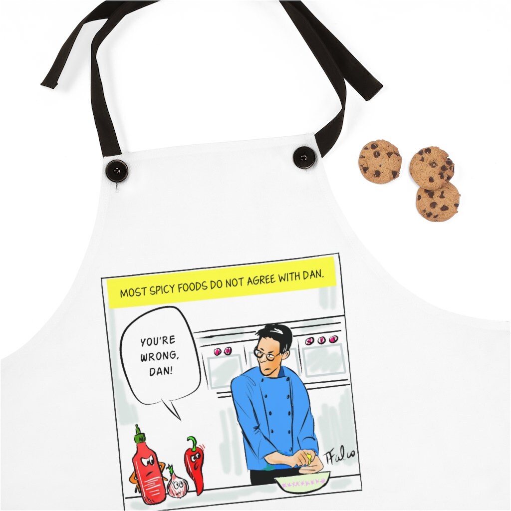 Spicy Comic Apron - Etsy