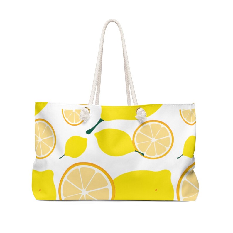 Bolsa de fin de semana de limón, limón, limón, bolsos de tote, bolsos ...