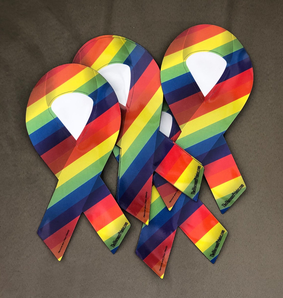 Magnetic Gay Pride Ribbon Perfect for Your Car Rainbow - Etsy