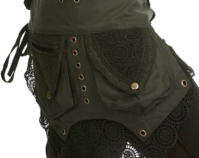 STEAMPUNK Utility Belt, Junk Gypsy, Pocket BELT, Hip Pack, Waist Pack ...