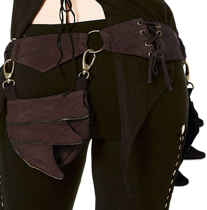 STEAMPUNK Belt With DETACHABLE Pouches Pixie Belt Fairy - Etsy
