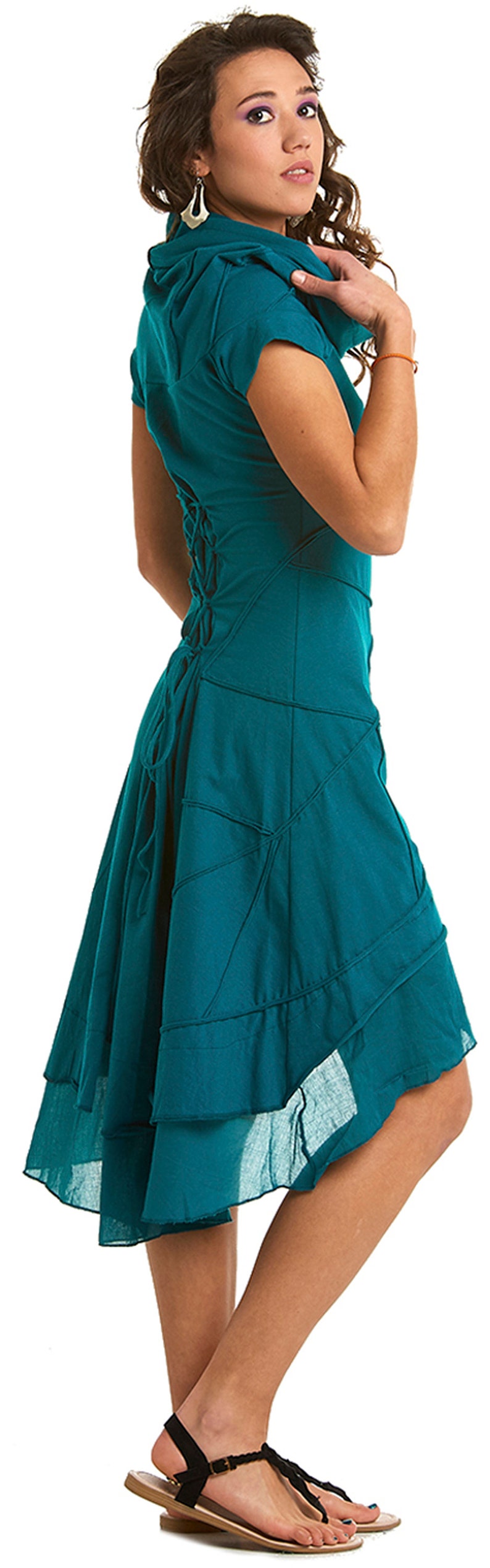 PIXIE DRESS with longer back fairy dress boho dress elf | Etsy