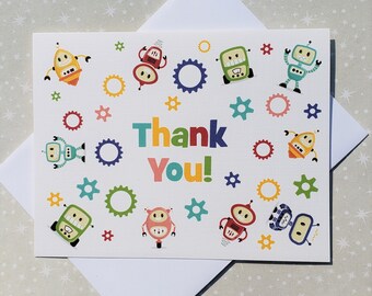 Robot Thank You | Etsy