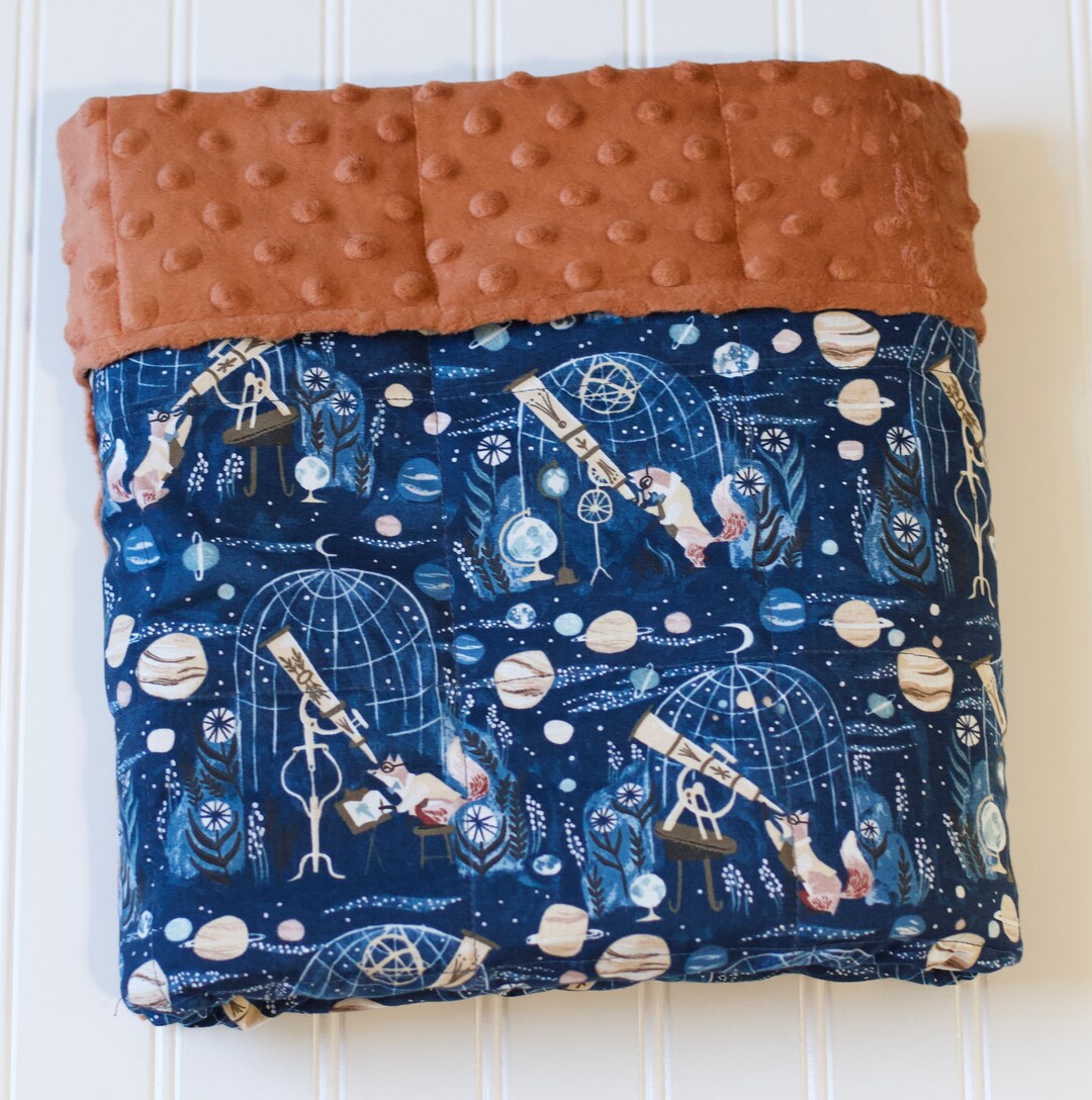 Space Weighted Blanket for Child, Planet Weighted Blanket, Boy Weighted ...