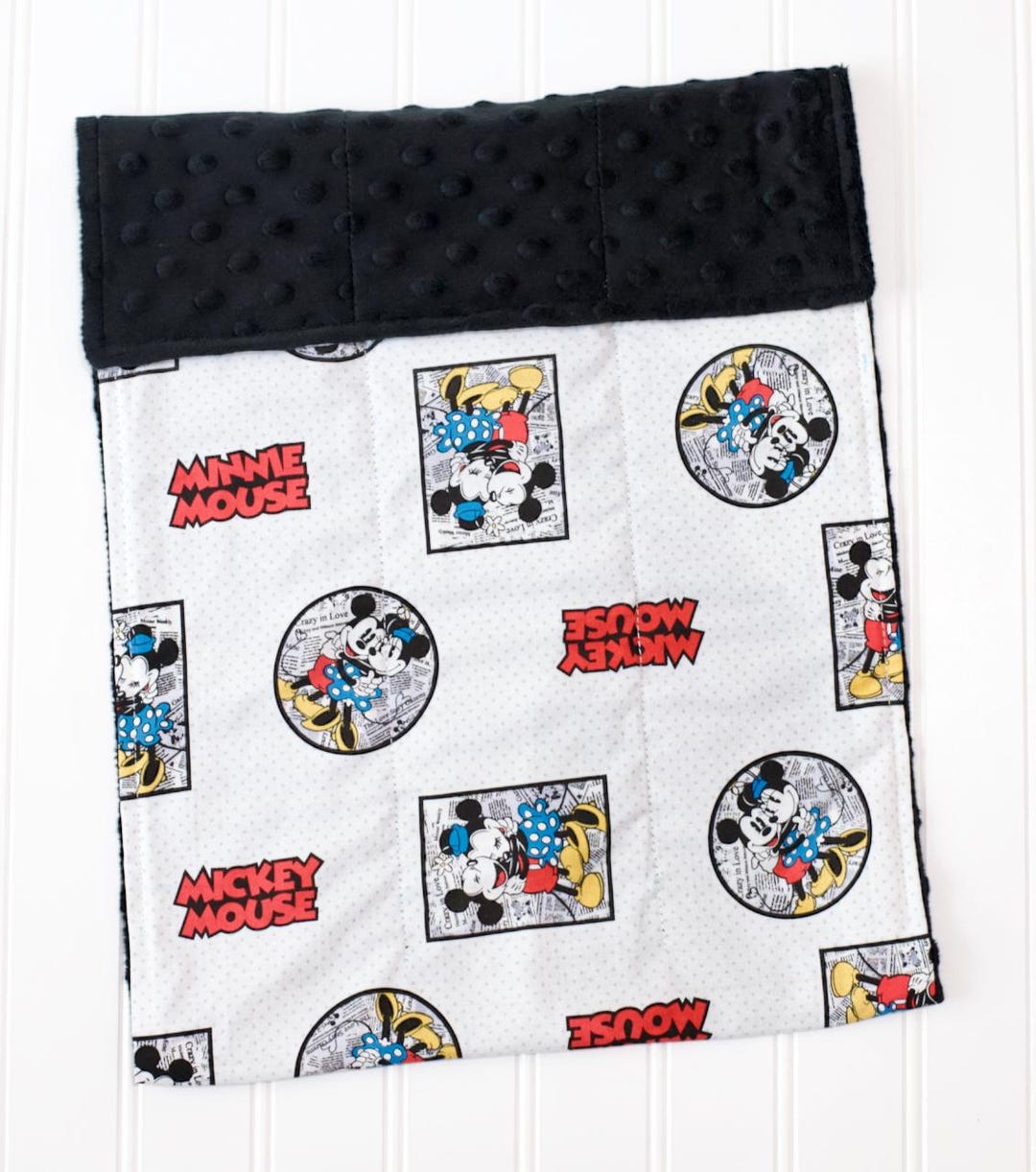 Mickey Weighted Lap Pad for Kids- Glass Beads, Minnie Mouse, Homework ...