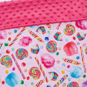 Candy Cupcake Weighted Lap Pad for Child Girls, Cotton Candy, Cupcake ...