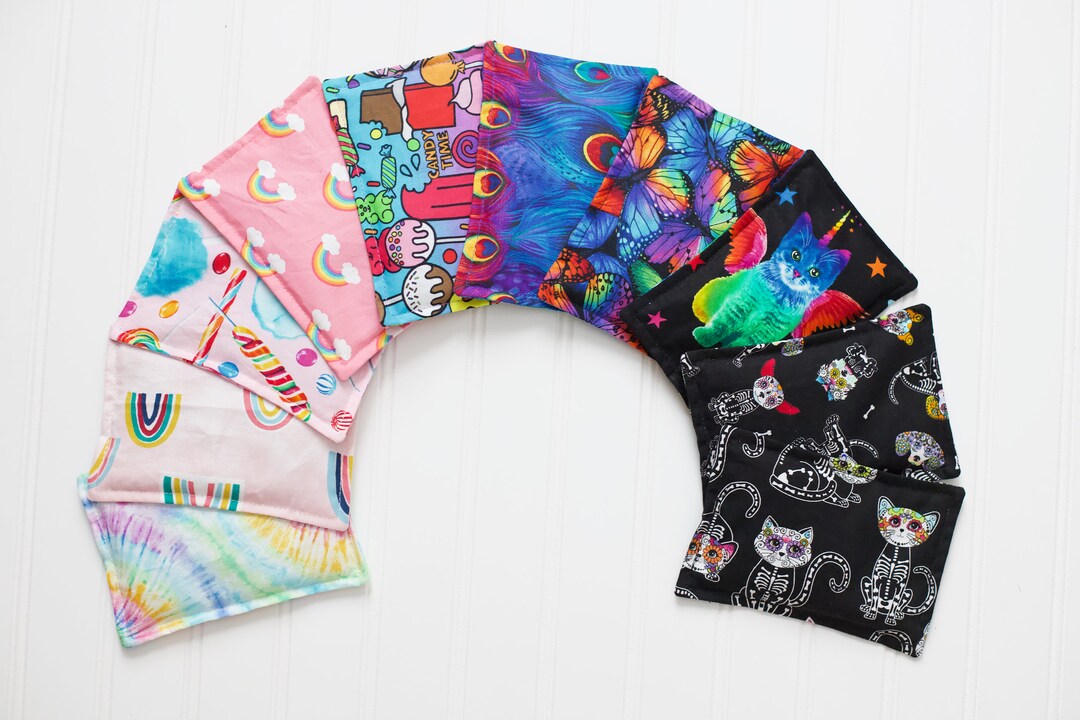 Rainbow Colored Boo Boo Bags -childs Washable Cold Bags - Fidget - Kids ...