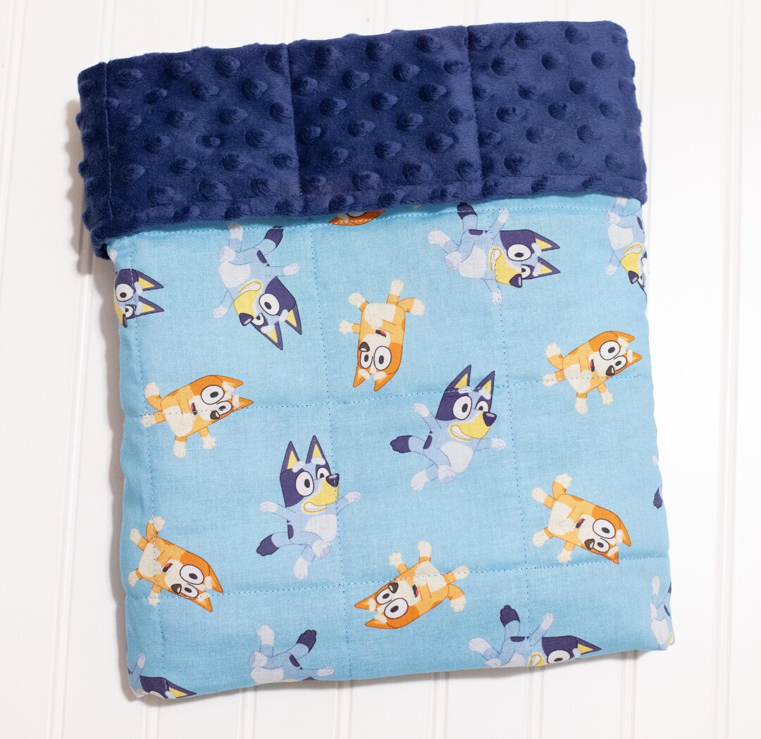Bluey and Bingo Weighted Blanket for Kids, Teen, Adult: Anxiety Relief ...