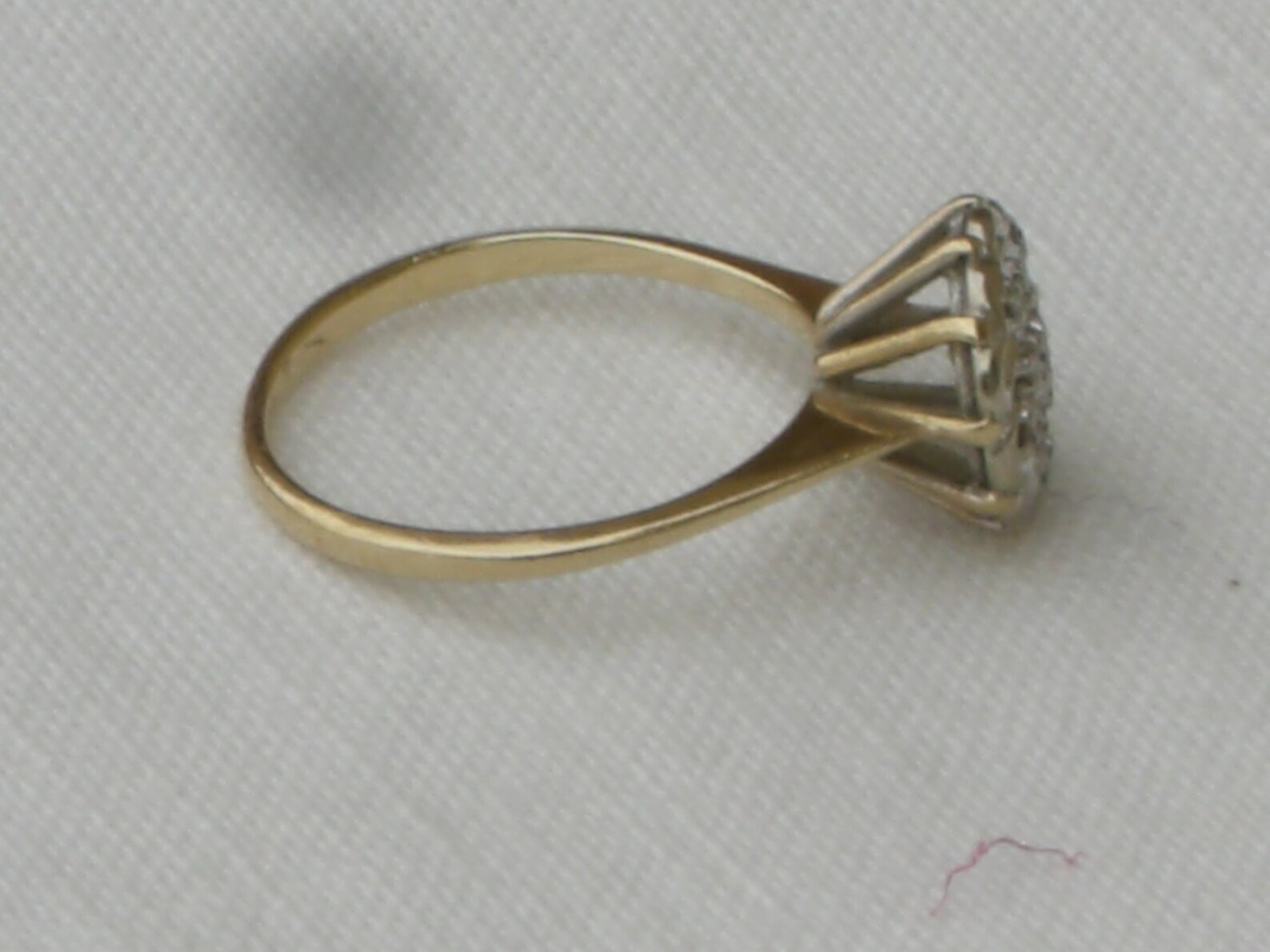 Diamond Ring 10K Gold Engagement Ring Free Shipping - Etsy