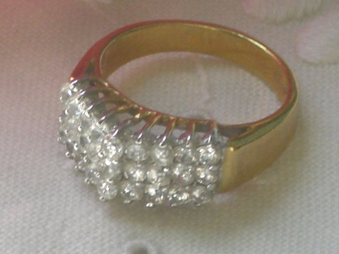 Ring - Cubic Zirconia - Free Shipping - Etsy