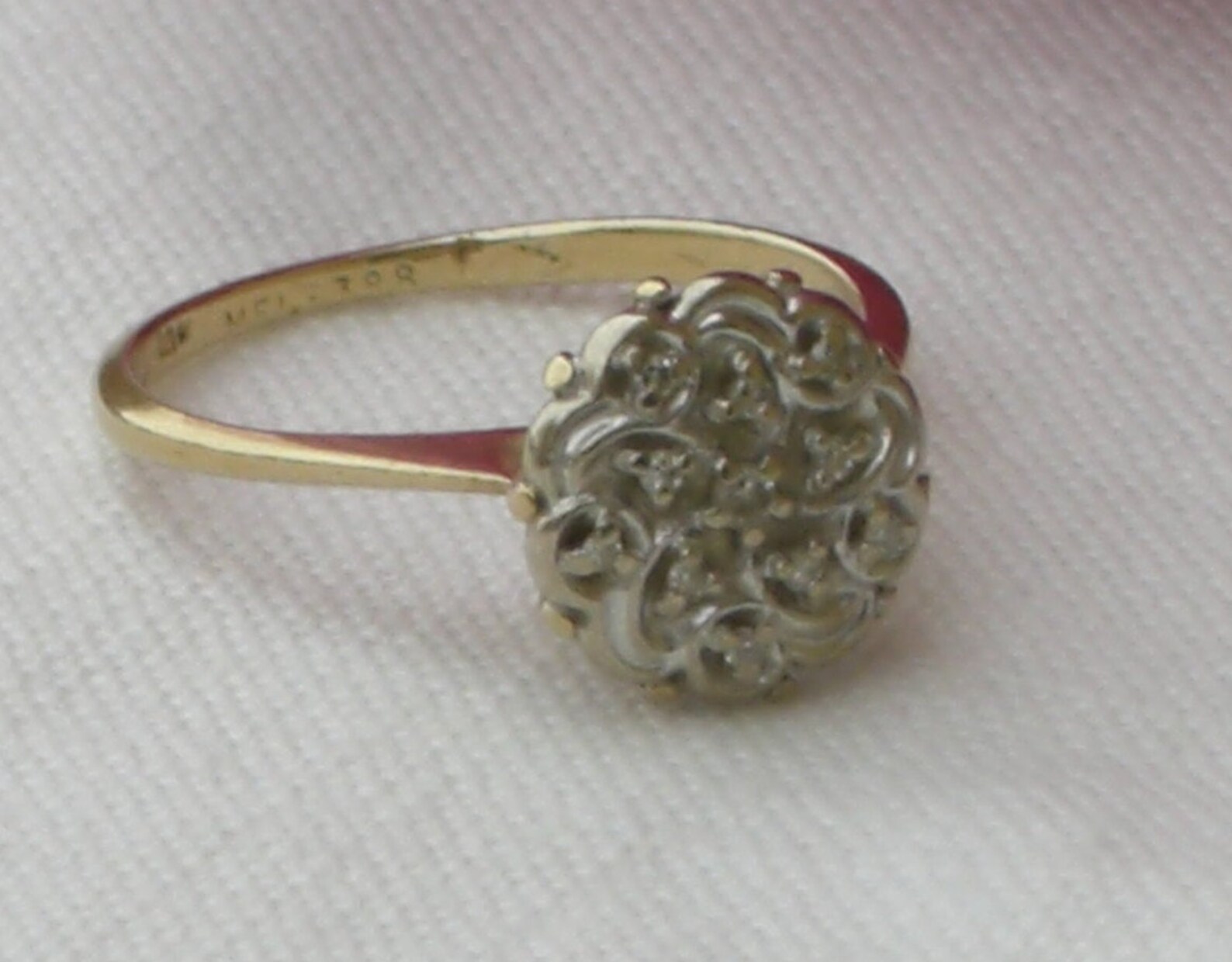 Diamond Ring 10K Gold Engagement Ring Free Shipping - Etsy