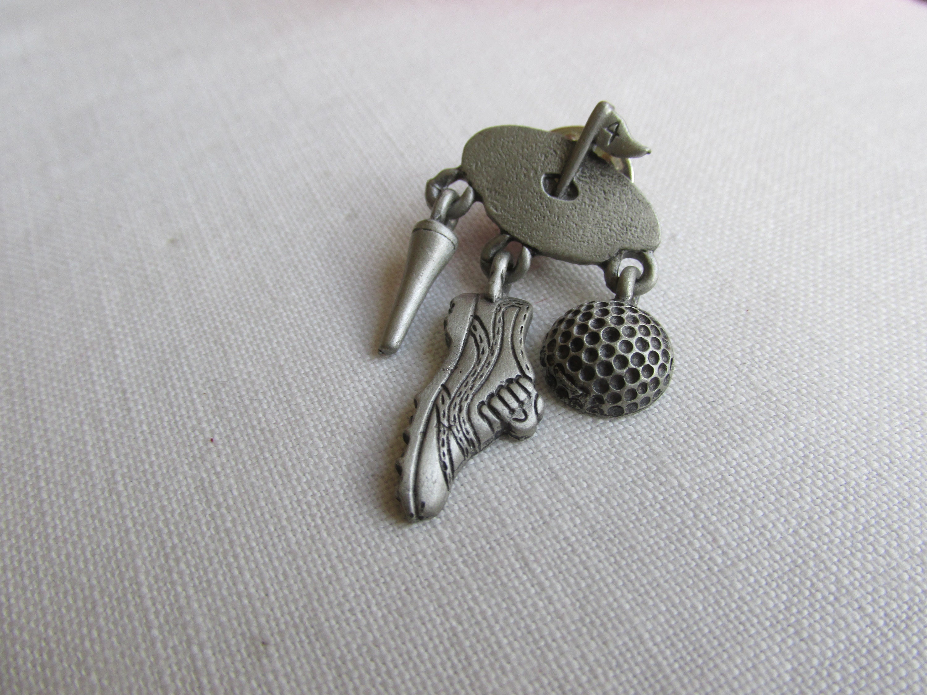 JJ Tack Pin Golfing Tack Pin Vintage - Etsy