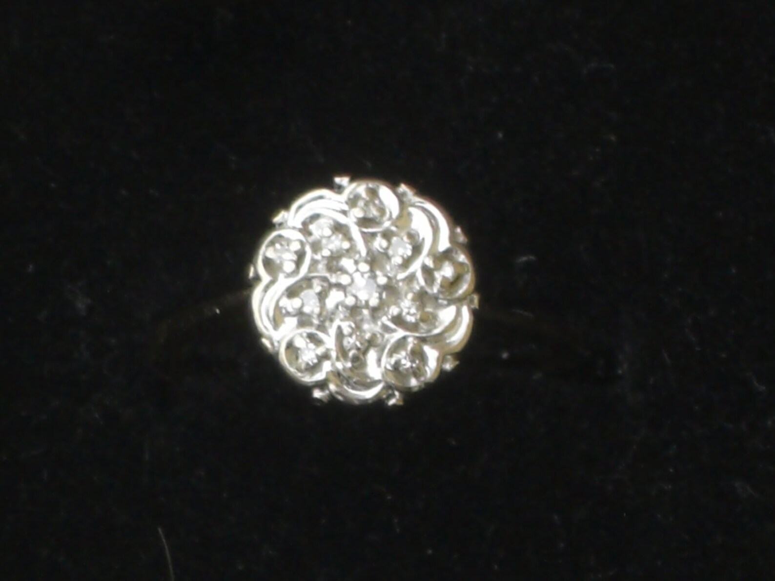 Diamond Ring 10K Gold Engagement Ring Free Shipping - Etsy