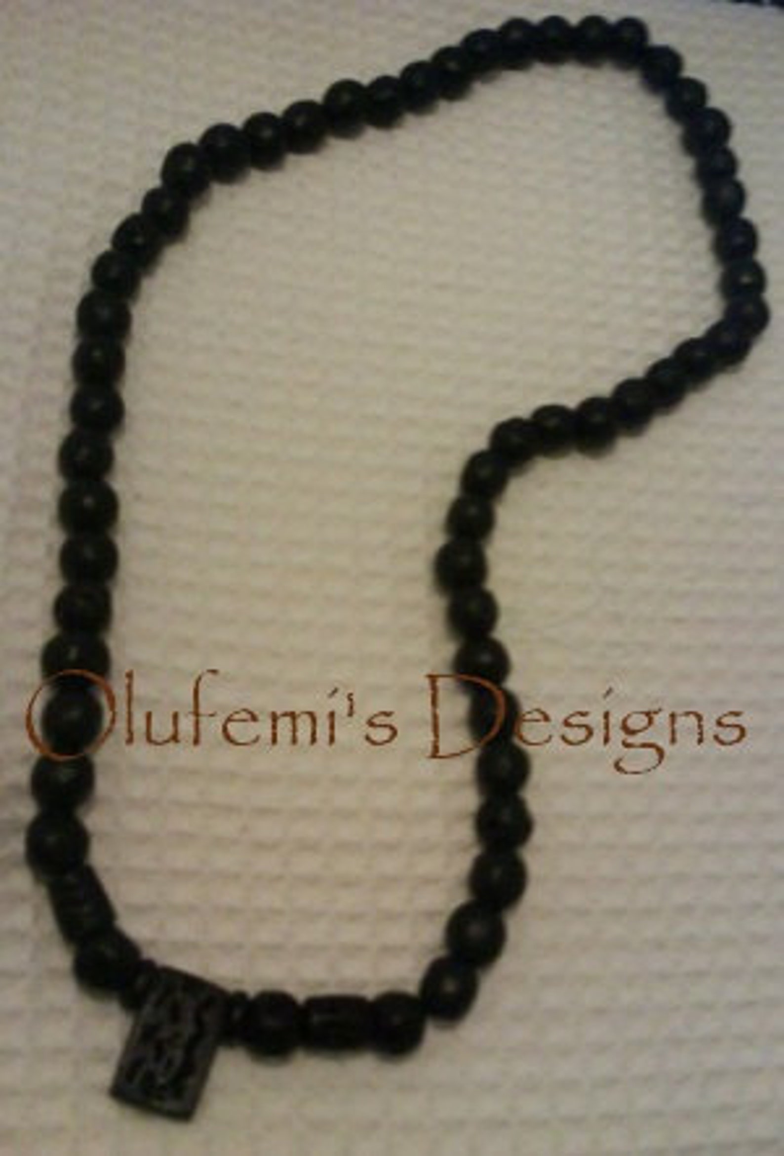 Handmade African Style Chunky Beaded Necklace Mens/unisex - Etsy