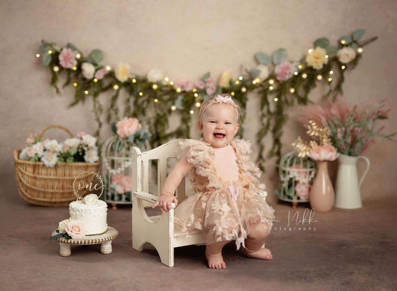 Sunflower Boho Yellow Cake Smash Dress, Boho Sitter Romper, Baby Lace ...