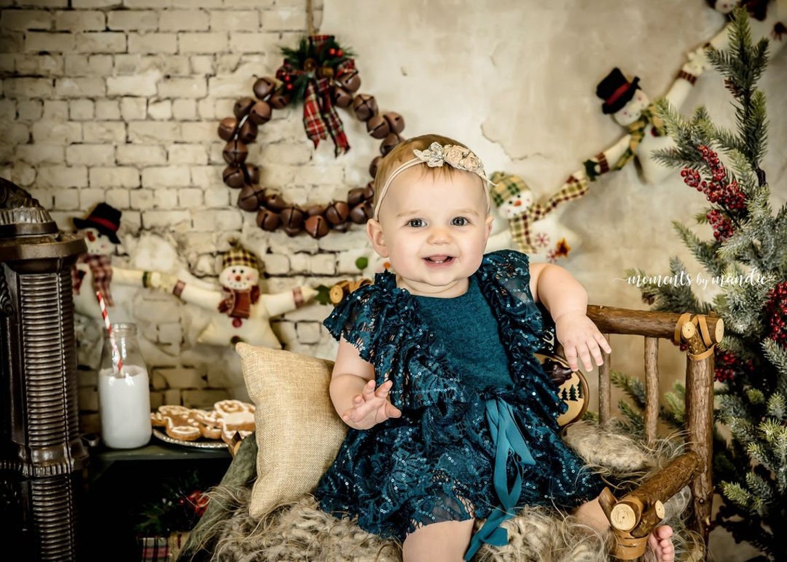 Boho Lace Cake Smash Dress, Pumpkin Rust Fall Sitter Romper, 6-12 ...