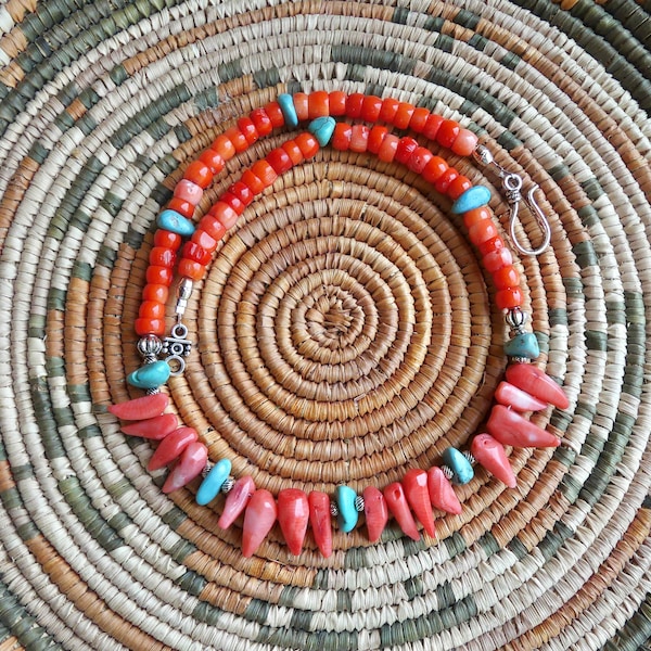 Coral Tooth Necklace - Etsy