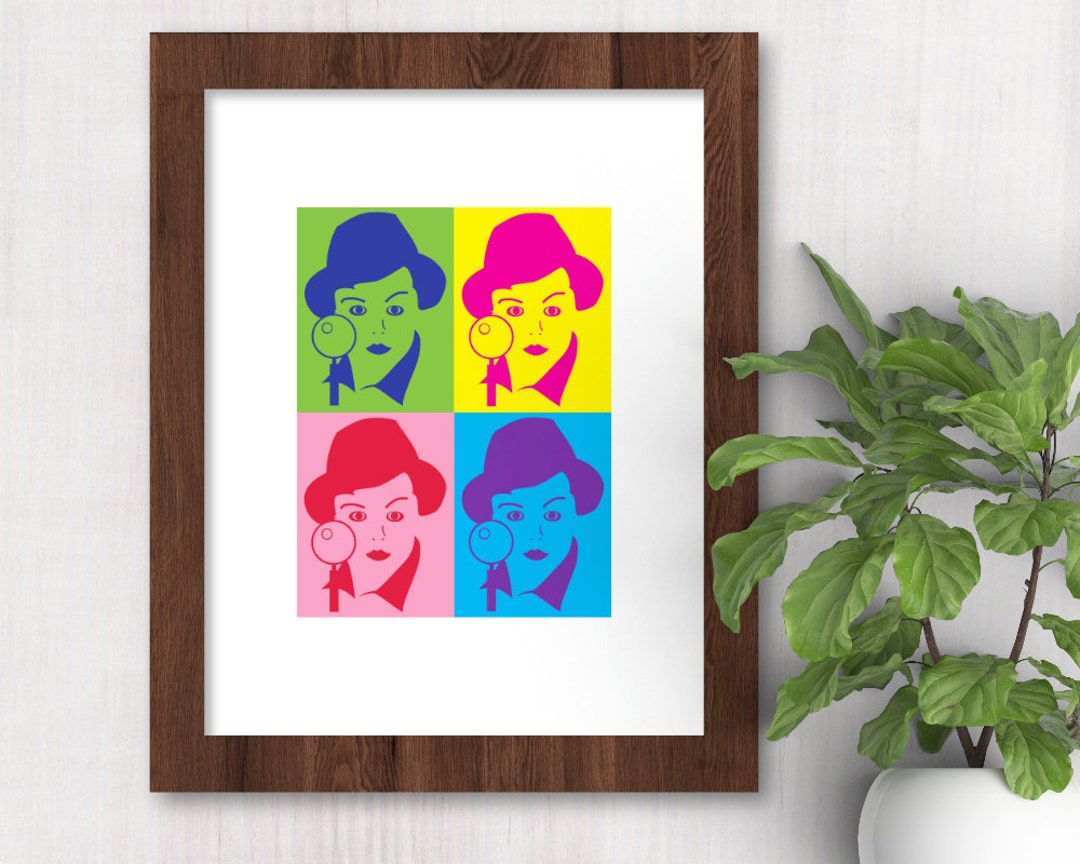 Jessica Fletcher Poster, Andy Warhol Jessica Fletcher Style, Angela ...