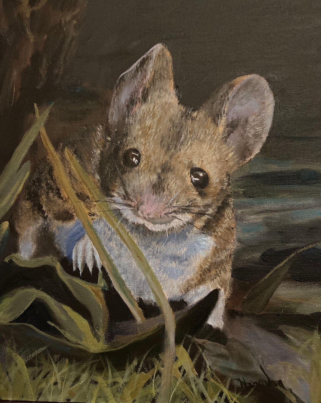 Mouse Oil Painting - Etsy