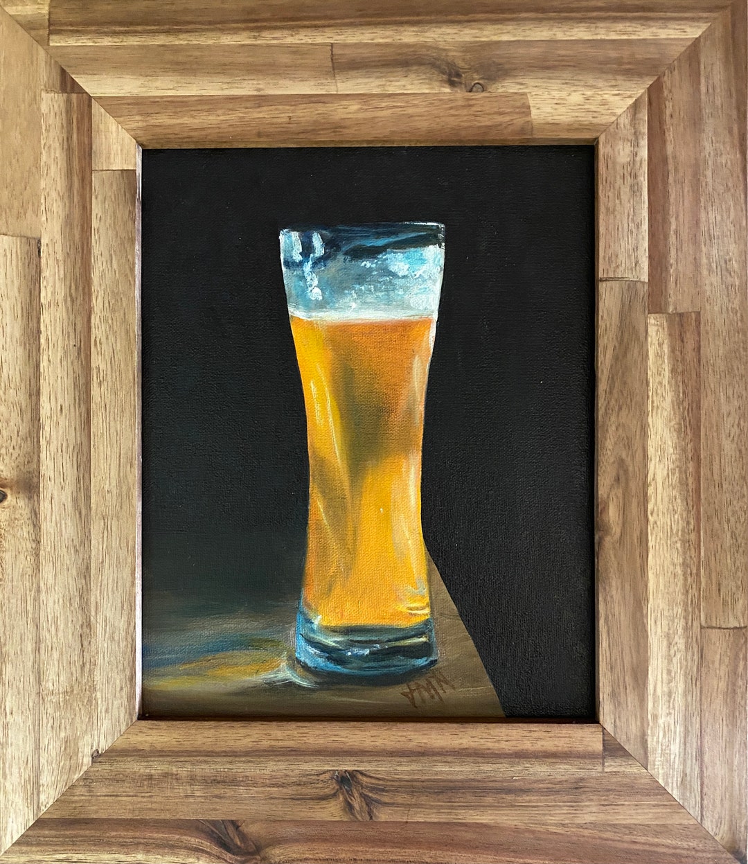 Beer Glass Still Life Oil Painting - Etsy