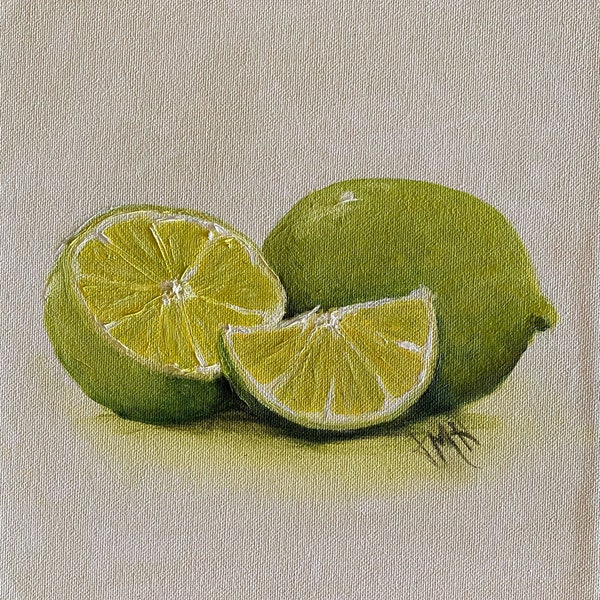 Lime Painting - Etsy