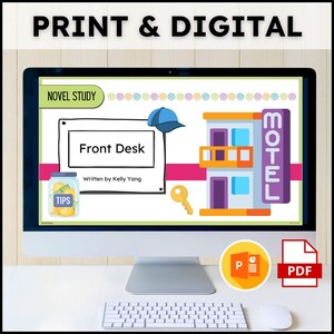 Front Desk by Kelly Yang Book Study, Comprehension Questions, and Novel ...