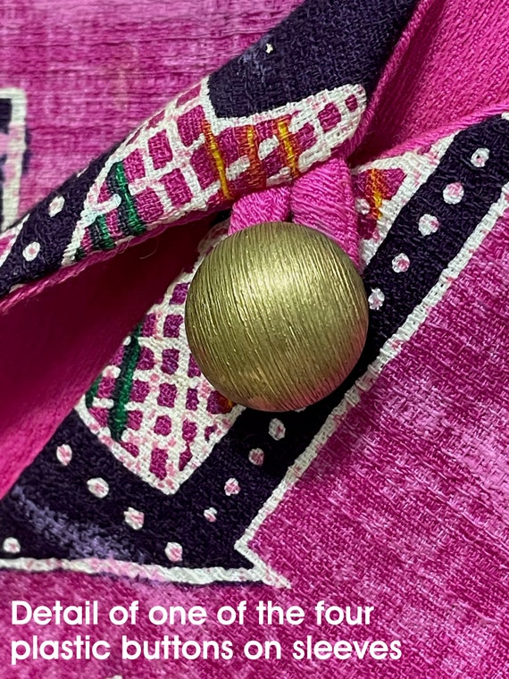 Vintage Barkcloth Batik Maxi Shift Dress MuuMuu - Mad… - Gem