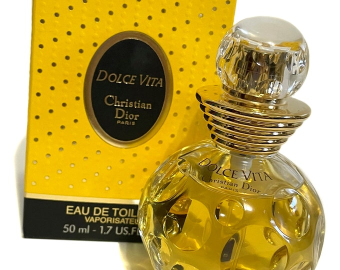 Vintage 1990s Christian Dior Dolce Vita Eau De Toilette Spray - 50ml 1 ...