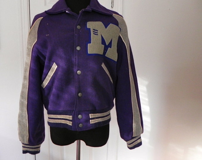 Vintage Men's Varsity Jacket Size 40 - Etsy