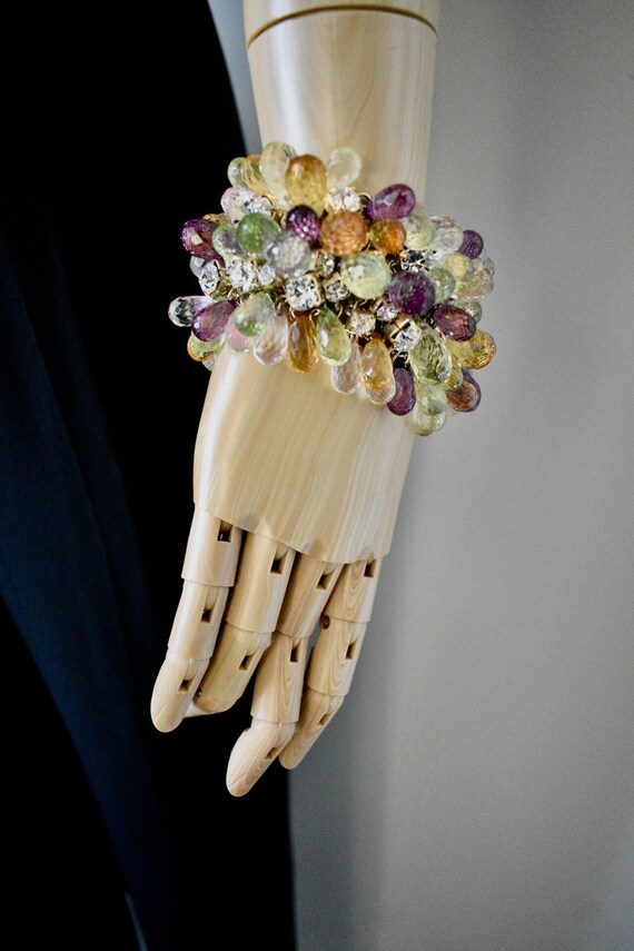 Vintage glass & faux - Gem