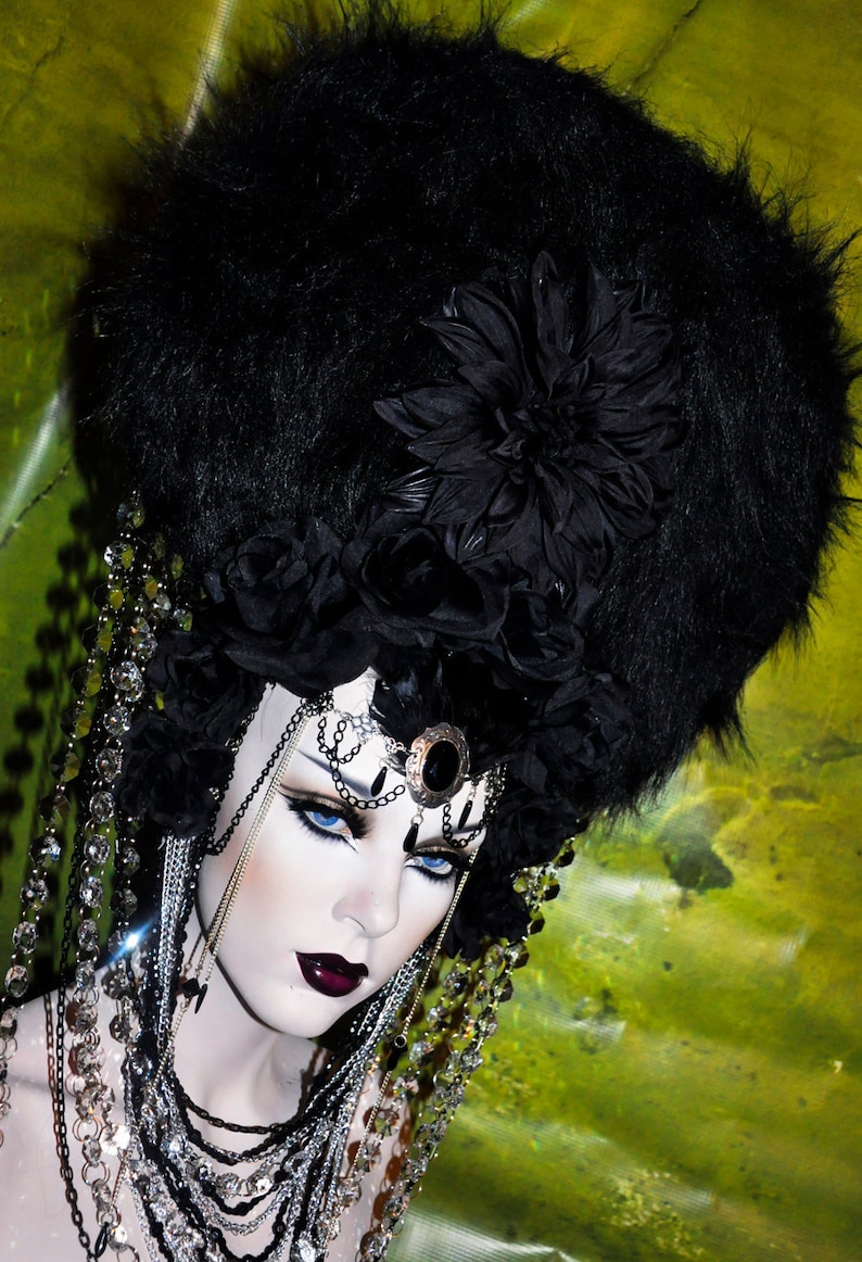 MADE TO ORDER Vampire Burning Man Black Geisha Fantasy Gaga - Etsy