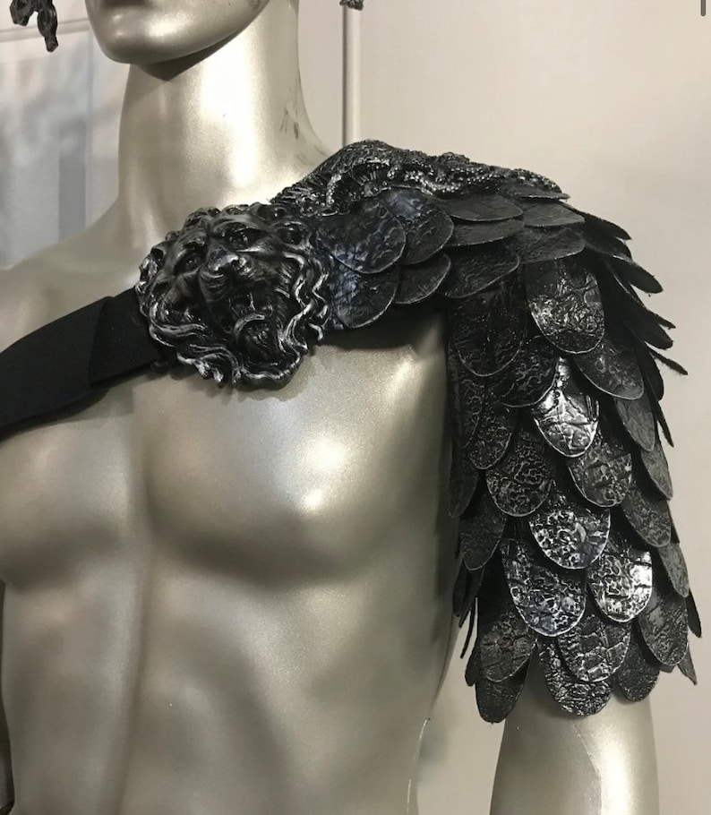 MADE TO ORDER Kingdom of the Lion Scale Shoulder Armor - Etsy