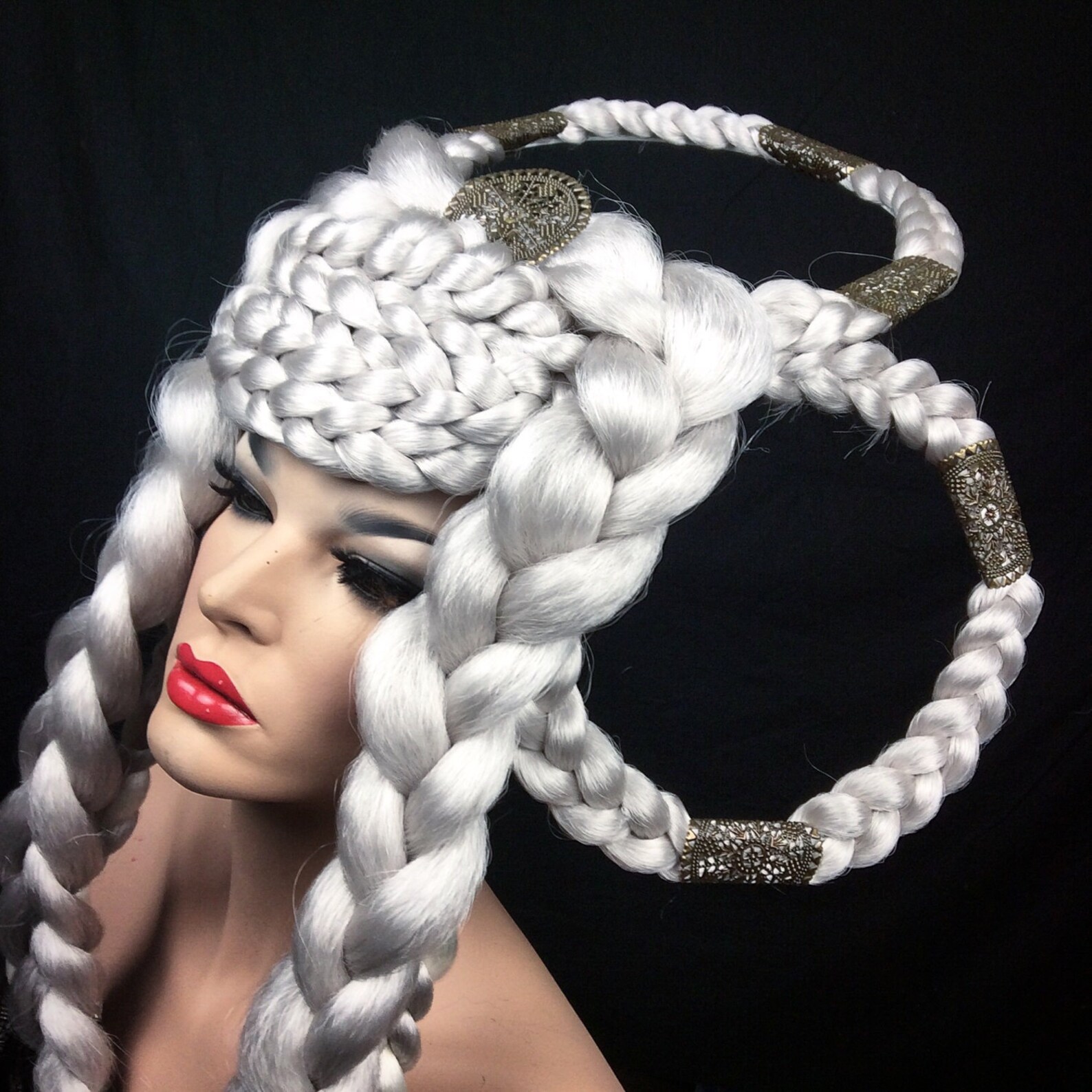 MADE TO ORDER Braided Art Wig Unique Fantasy Avant Garde - Etsy