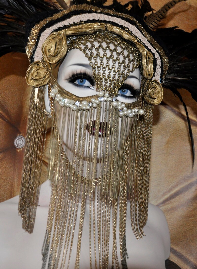MADE TO ORDER Chain Face Sci-fi Fantasy Burning Man Zipper - Etsy