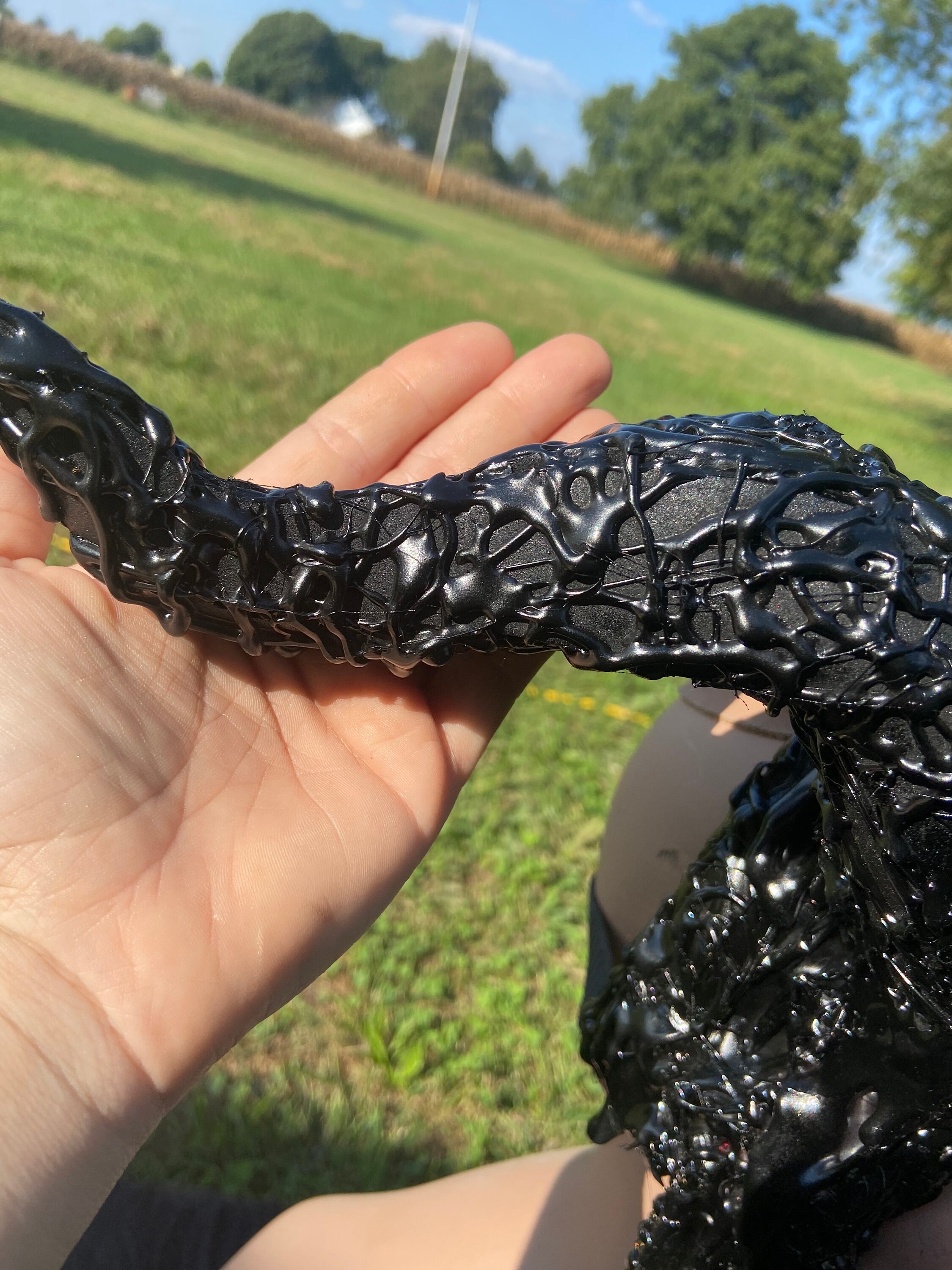 READY TO SHIP Horns and Bones Black Headdress Headpiece - Etsy
