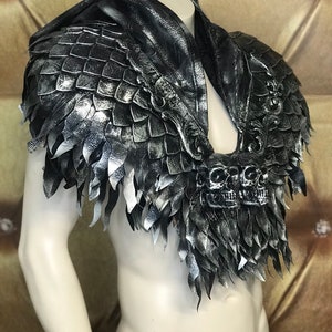 Apocalyptic Skull Filigree Scale Hooded Shoulder Armor - Etsy