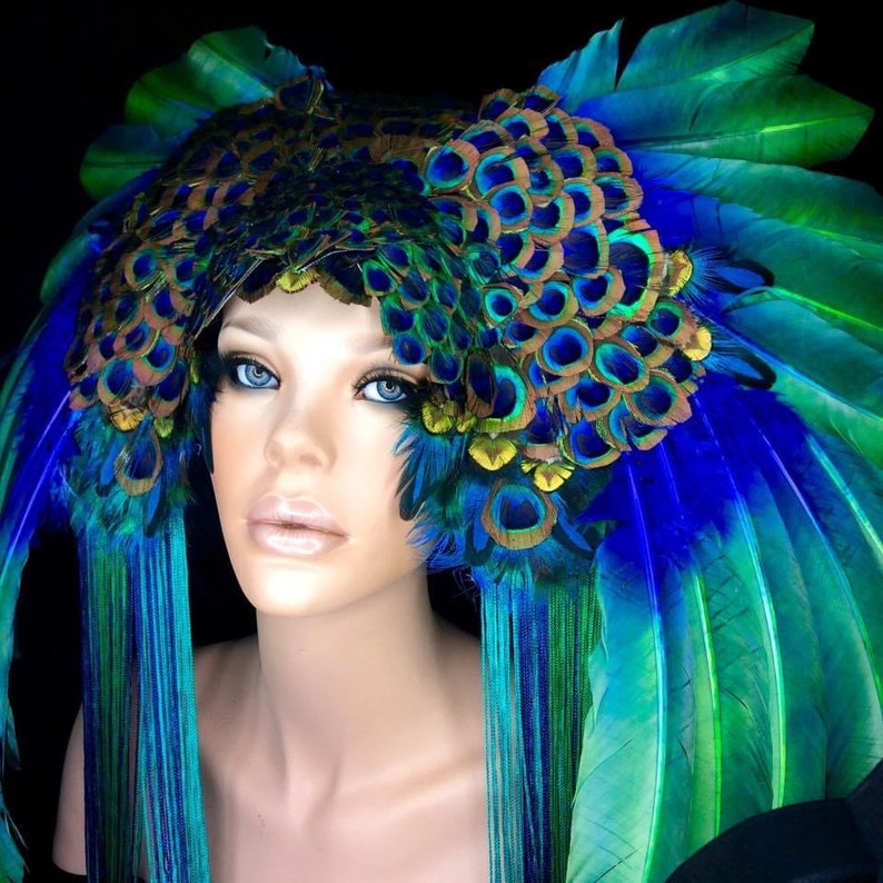 MADE TO ORDER Peacock Phoenix Wings Set - Etsy