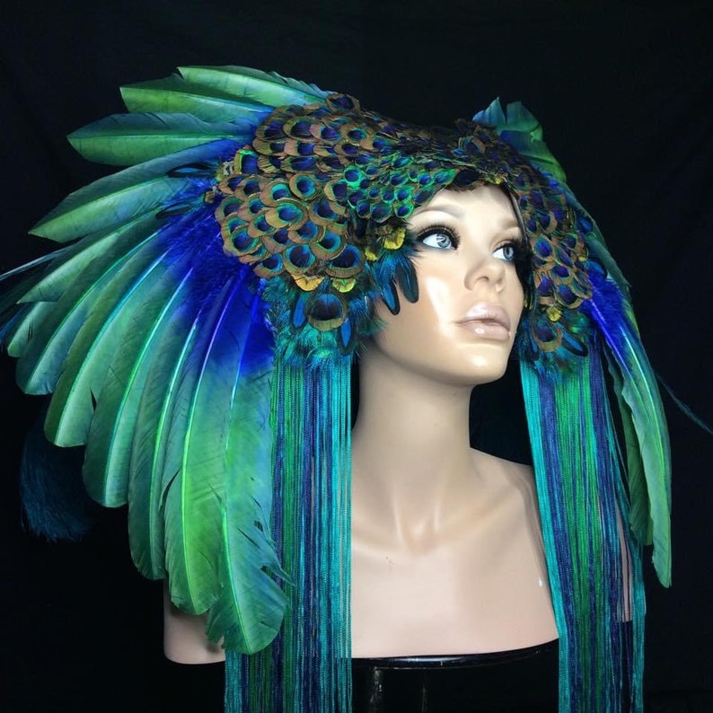 MADE TO ORDER Peacock Phoenix Wings Set - Etsy
