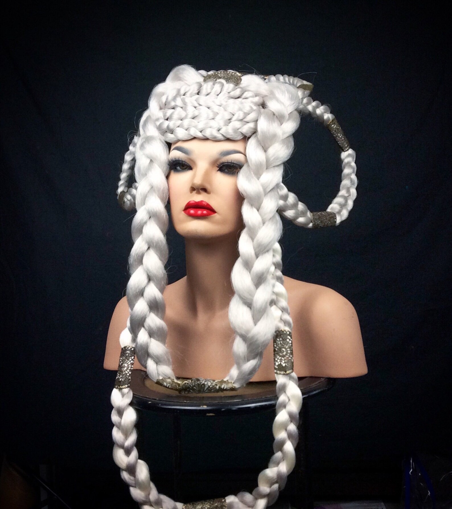 MADE TO ORDER Braided Art Wig Unique Fantasy Avant Garde - Etsy