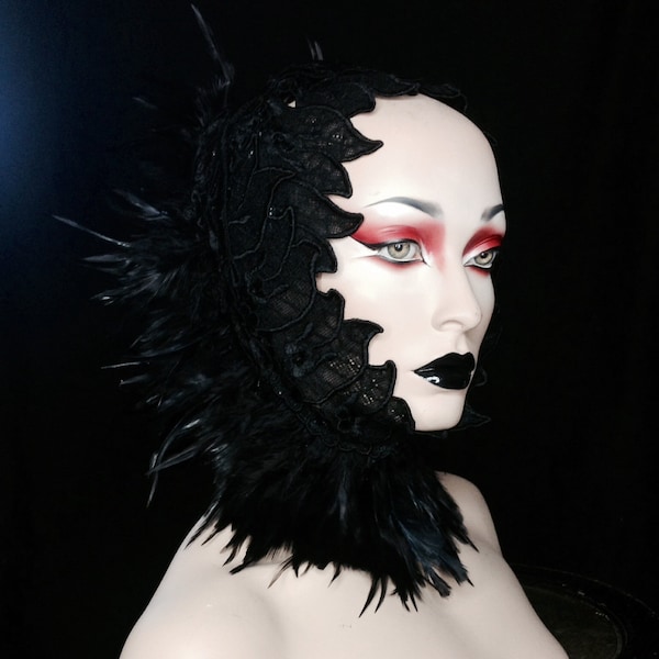 Raven Queen Mask Etsy