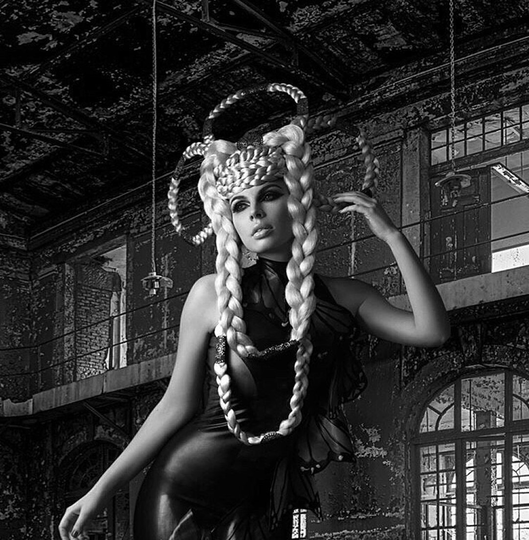 MADE TO ORDER Braided Art Wig Unique Fantasy Avant Garde - Etsy