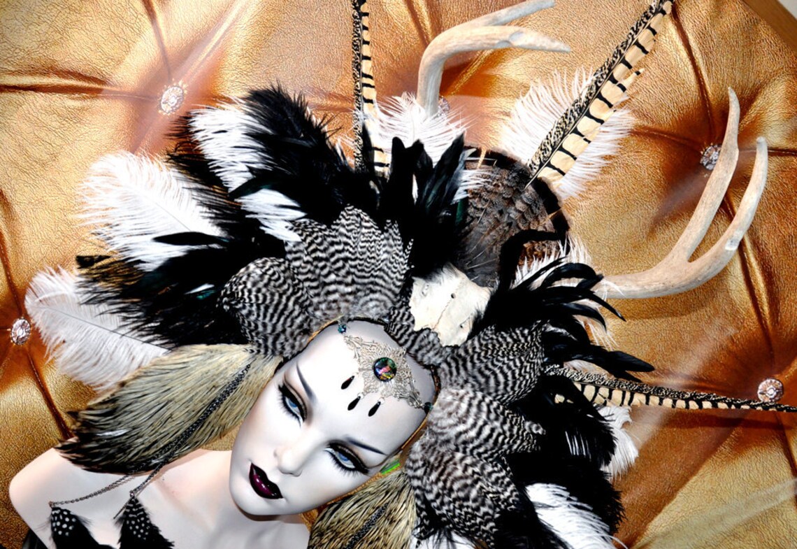 MADE TO ORDER Sci- Fi Cyber Futuristic Gaga Gothic Tribal Gypsy Black ...