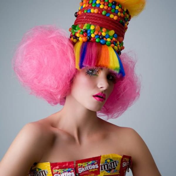 Cotton Candy Wig - Etsy