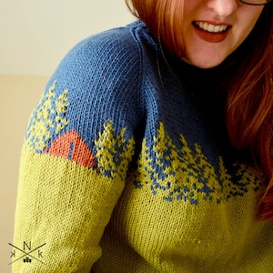 Forest Sweater Knitting Pattern - Etsy