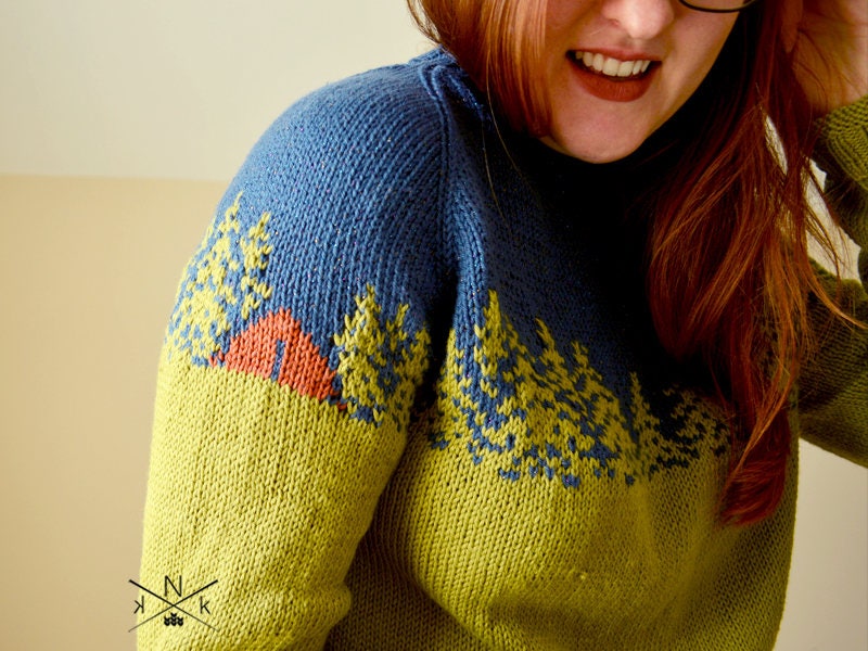Forest Sweater Knitting Pattern - Etsy Canada