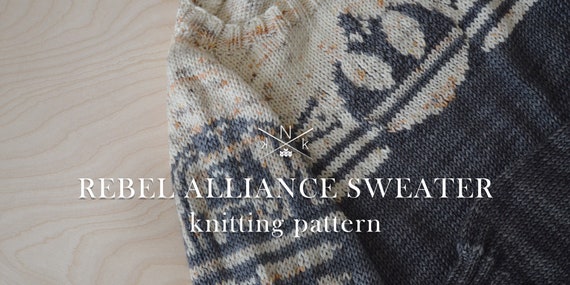 Rebel Alliance Star Wars Sweater Knitting Pattern - Etsy