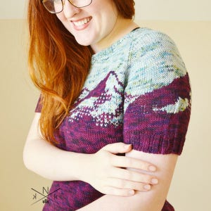 Mountain Range Sweater Knitting Pattern - Etsy