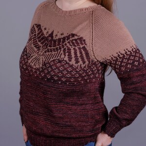 Knitting Pattern - Taking Flight Bird Sweater - Etsy