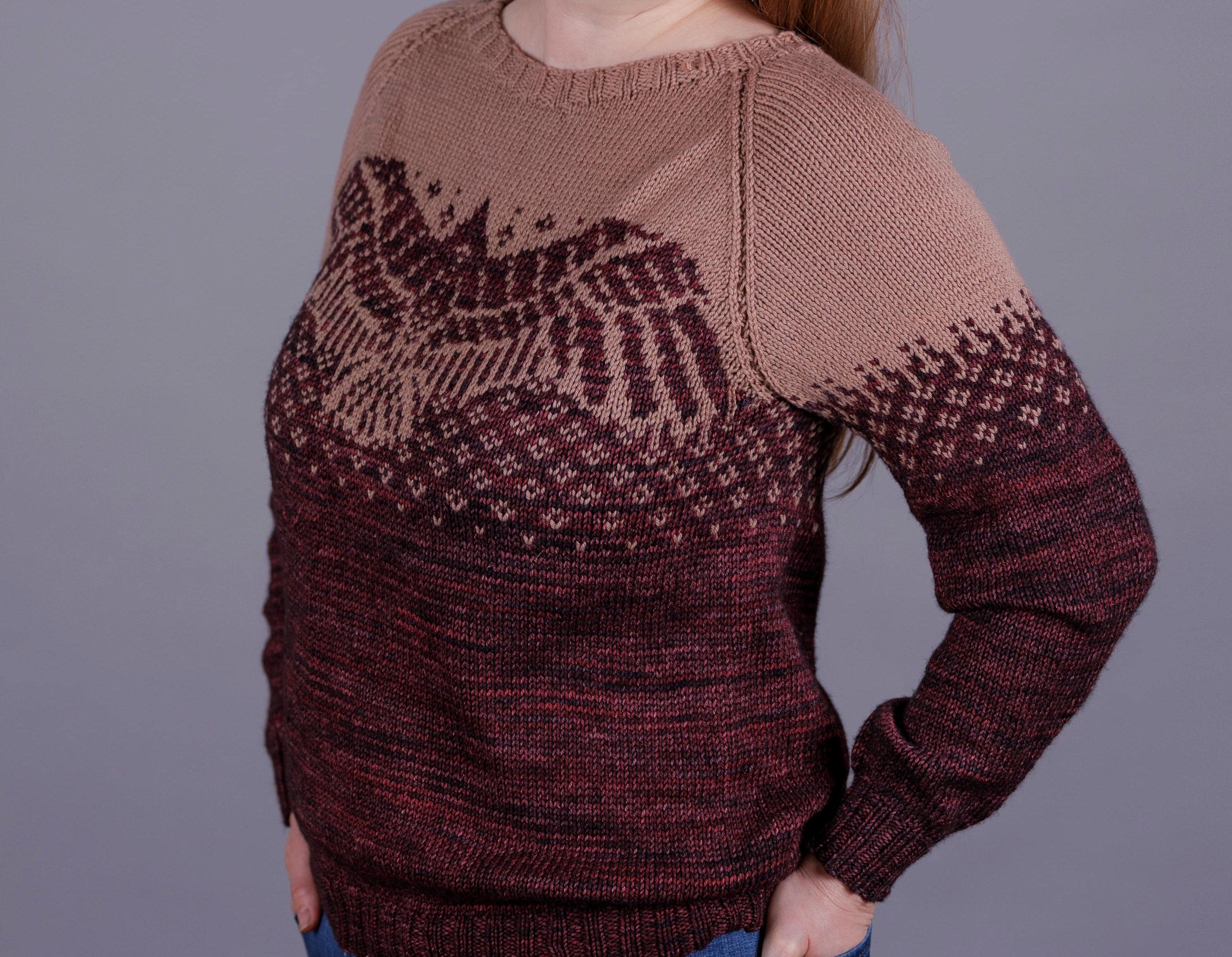 Knitting Pattern - Taking Flight Bird Sweater - Etsy