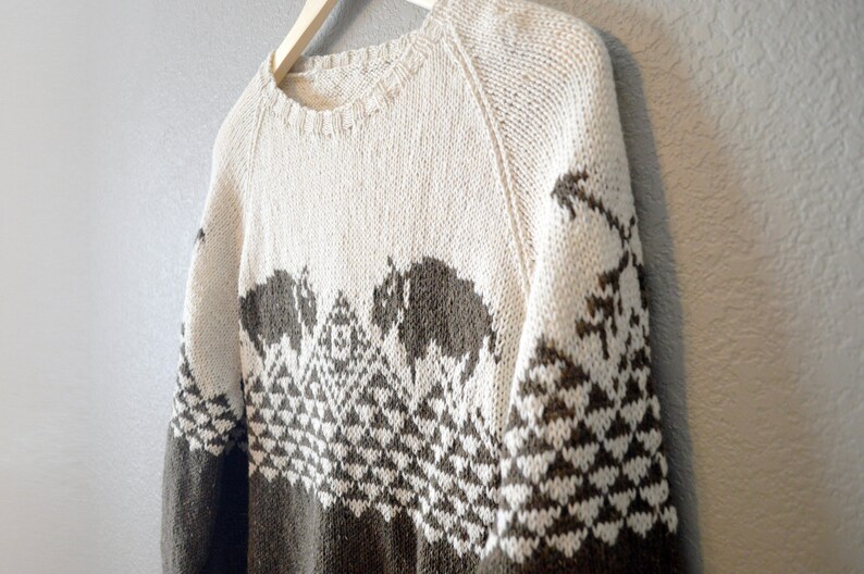 Buffalo Sweater Knitting Pattern - Etsy